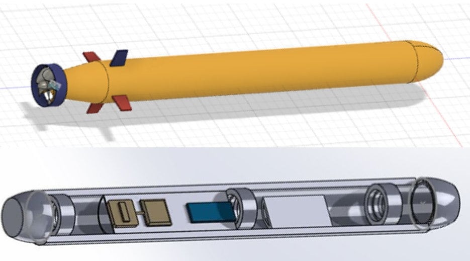 3D Printed Pressure Vessel for Underwater Drone - Etsy