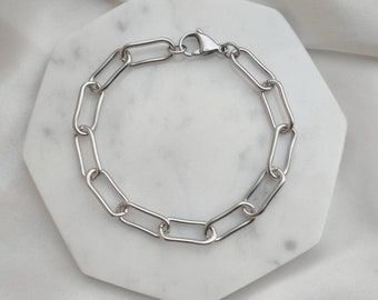 Chunky Paperclip Bracelet - Etsy