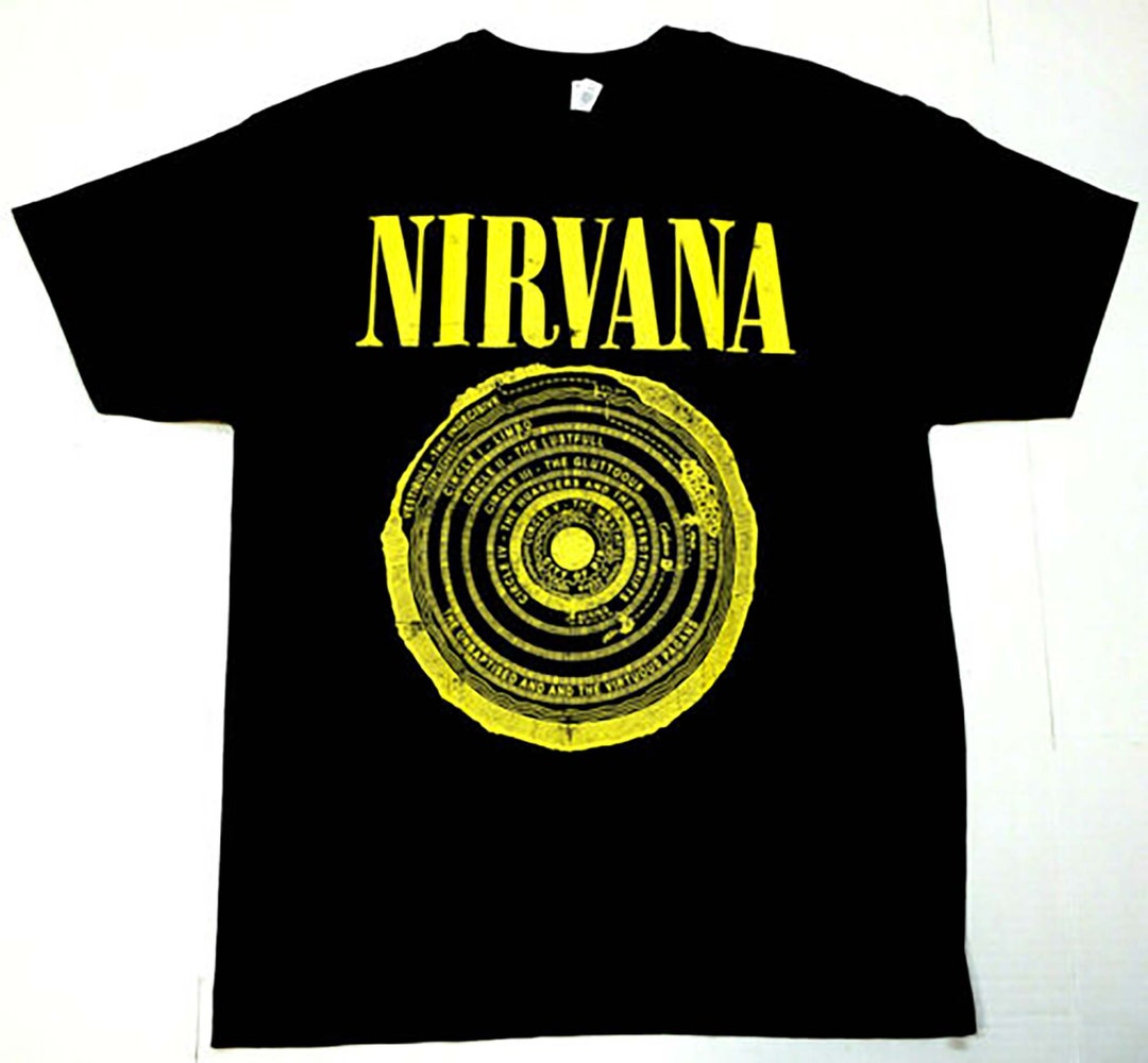 NIRVANA Vestibule Circle T-shirt Grunge Rock Kurt Cobain - Etsy