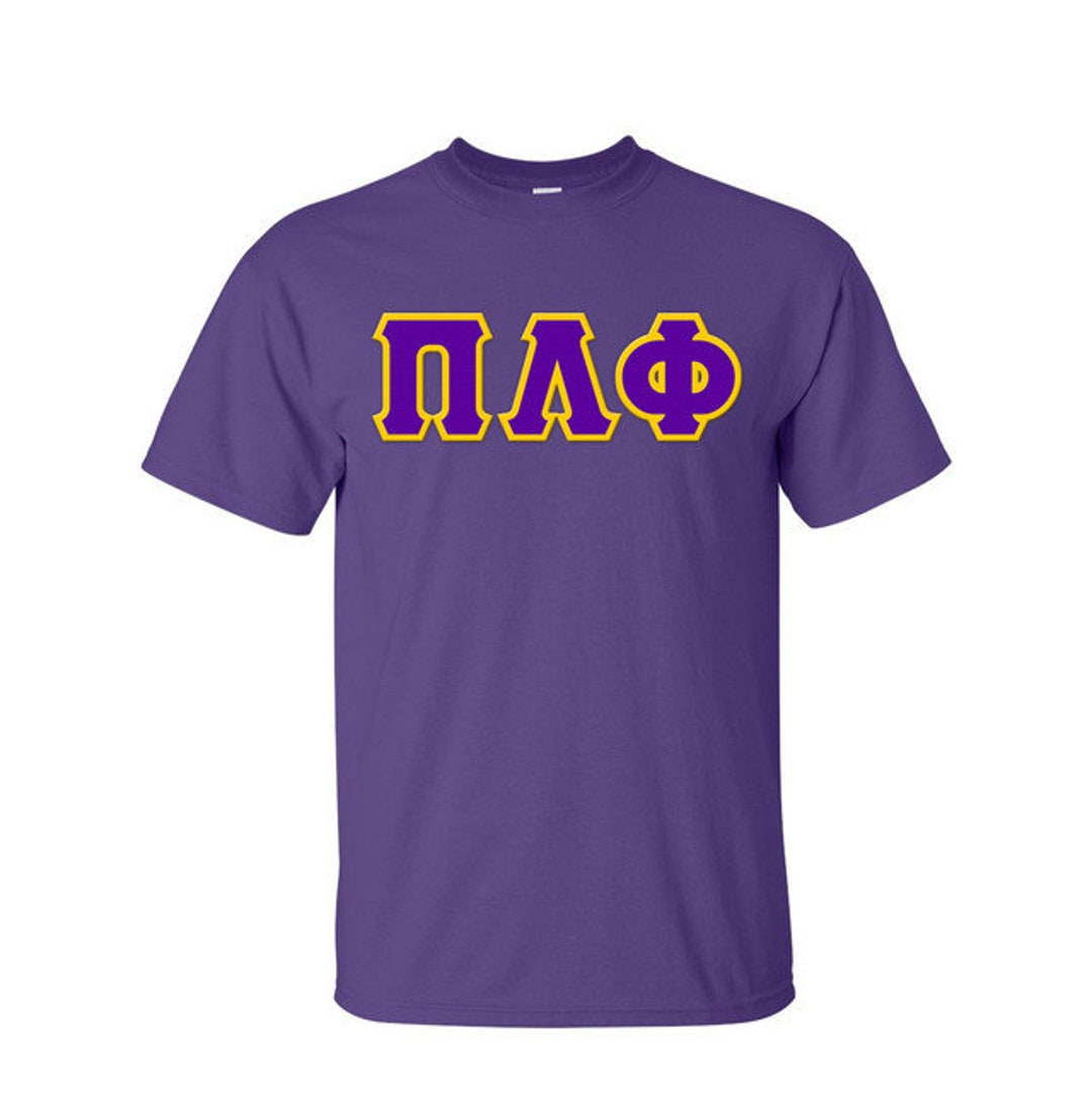 Pi Lambda Phi Fraternity Lettered Tee - Etsy