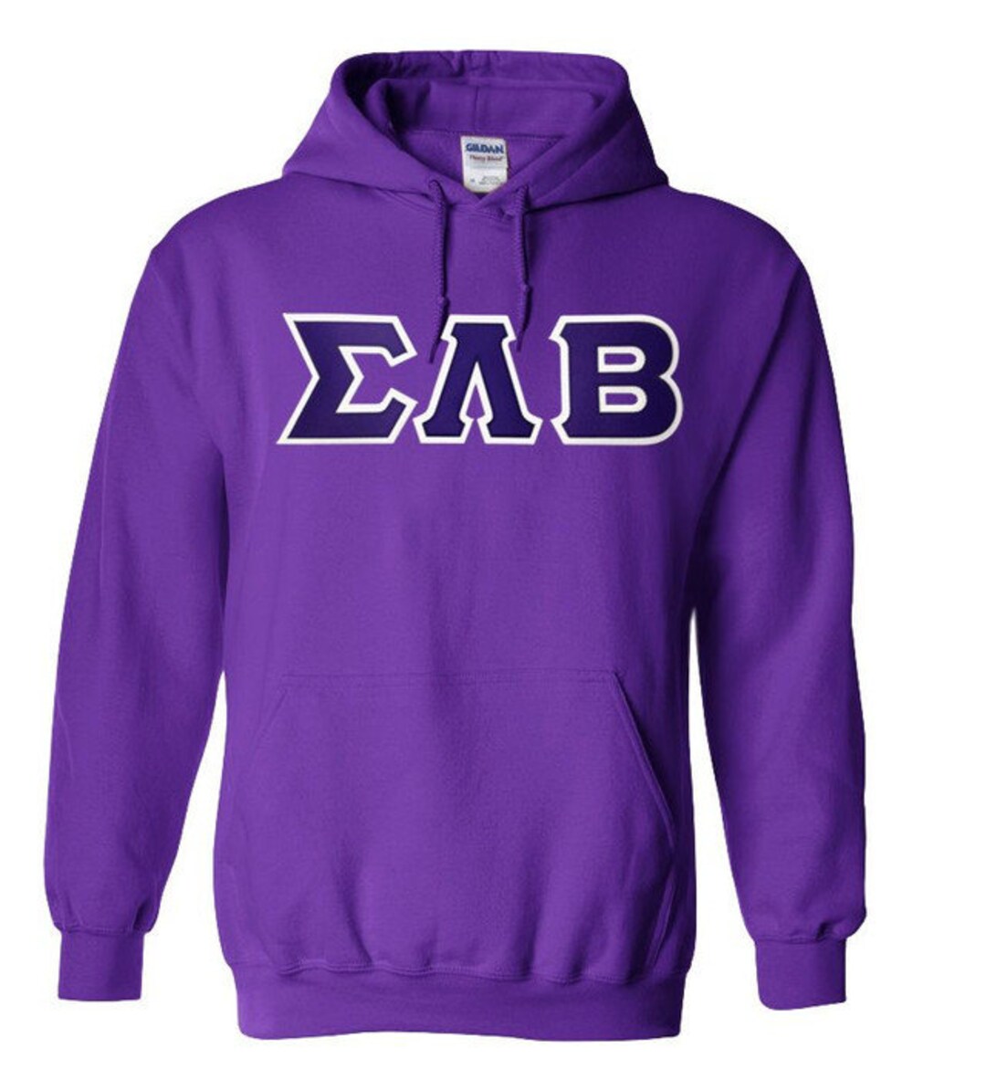 Sigma Lambda Beta Lettered Hoodie - Etsy