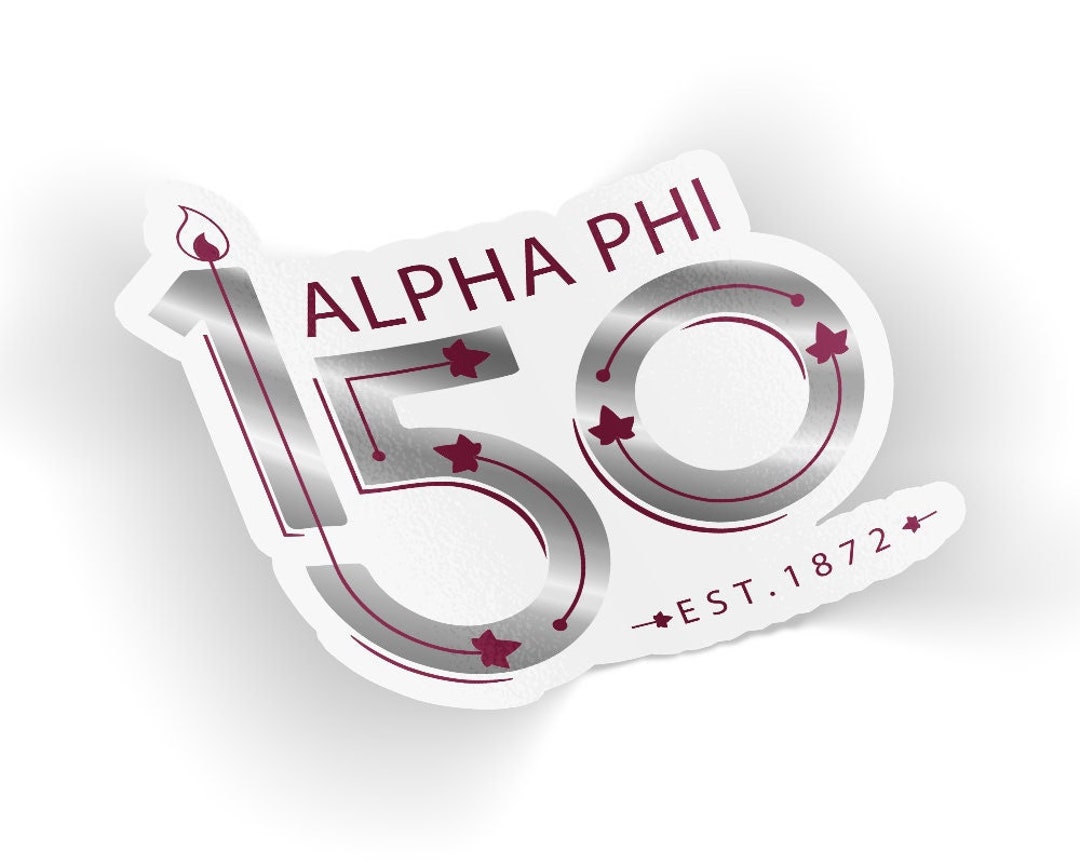 Aephi Alpha Epsilon Phi 150 Years Logo Sticker - Etsy
