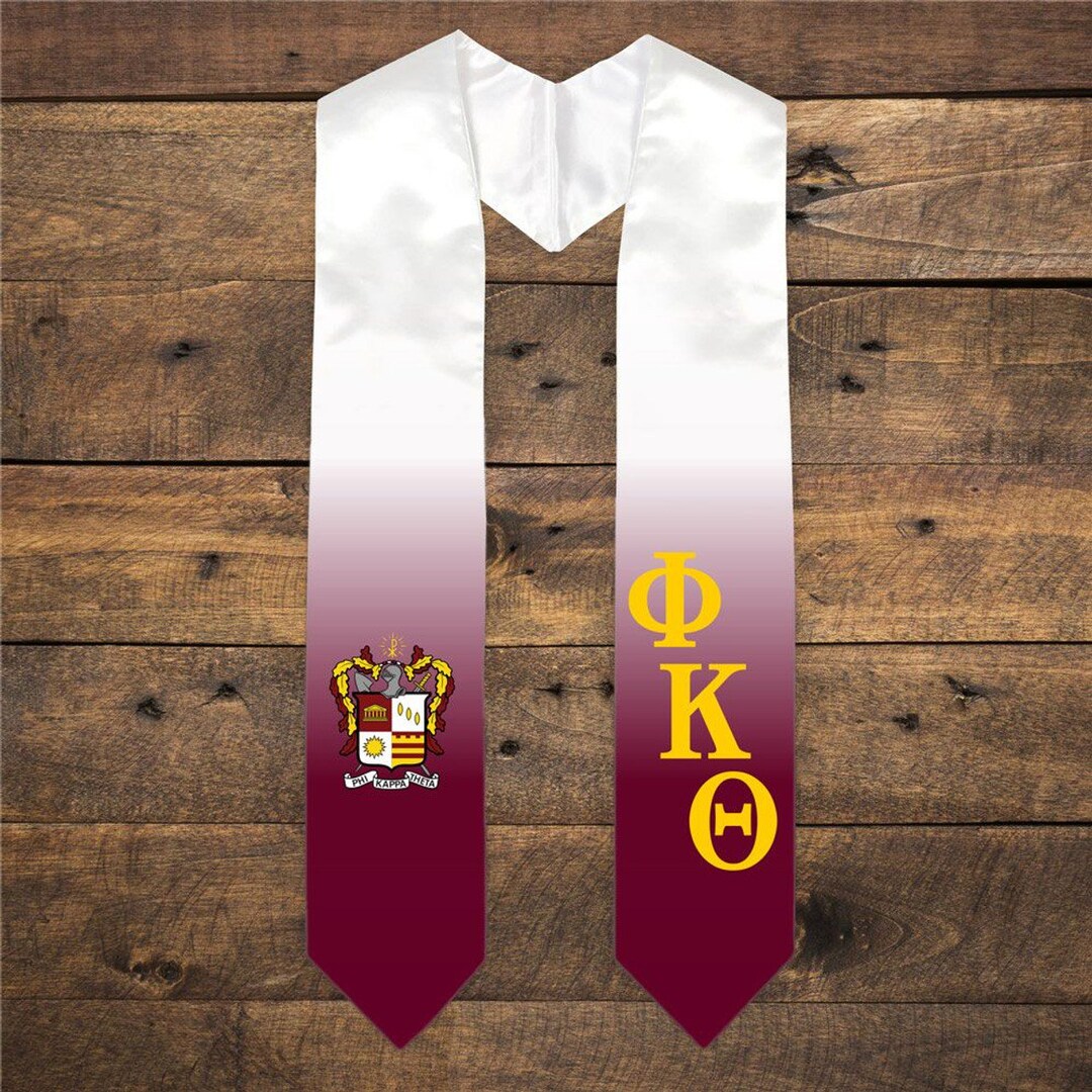 Phi Kappa Theta Diagonal Greek Lettered Graduation Sash Stole - Etsy