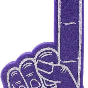 Custom Foam Finger! Wedding Date Team Bride & Groom - Photo Booth Prop ...