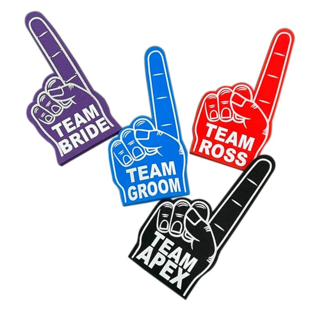 Custom Foam Finger: 18-inch Party & Sports Cheerleading - Etsy