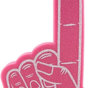 Blank Foam Fingers! 18" Tall - Red - Blue - Green - Purple - Maroon ...