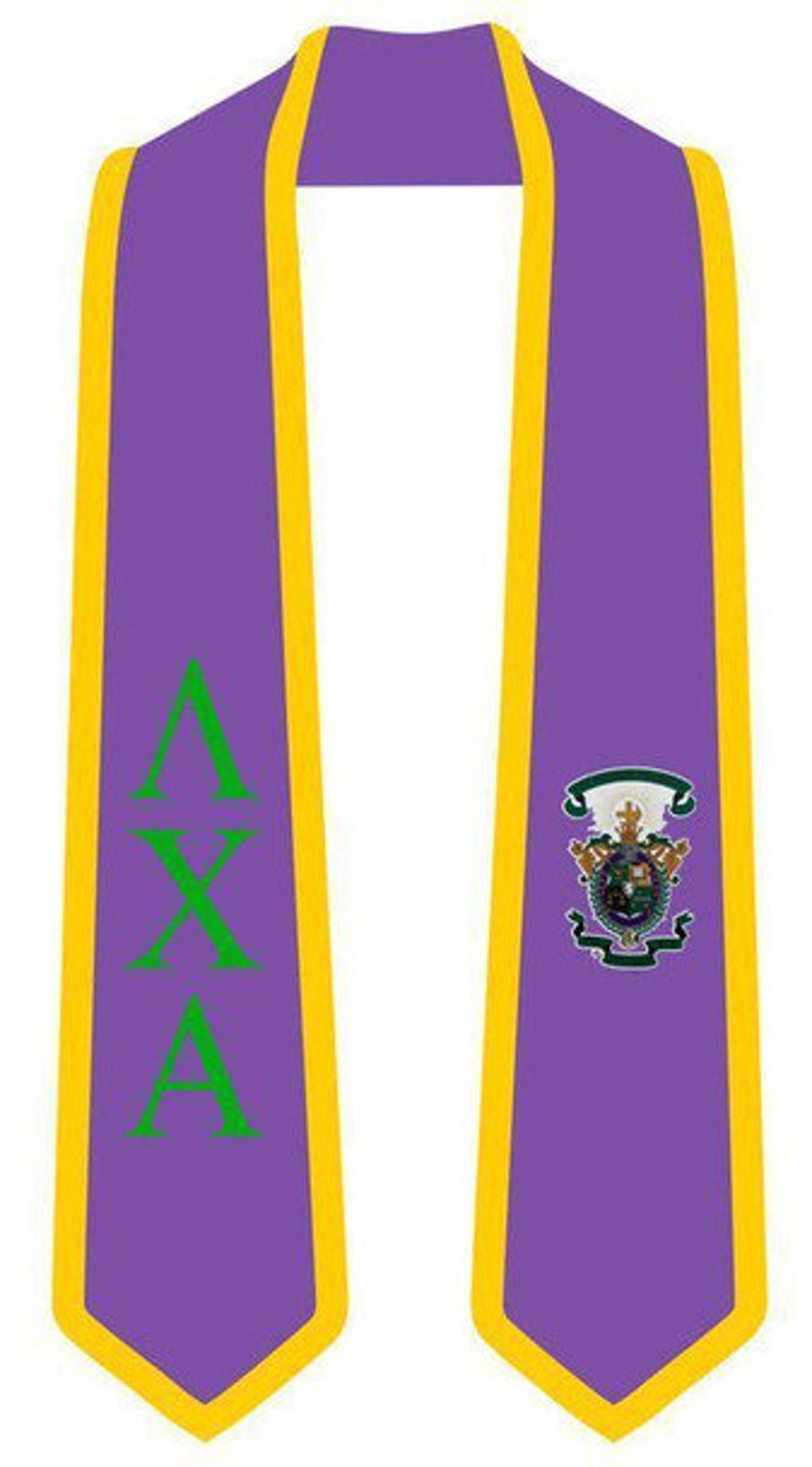 Lambda Chi Alpha Greek 2 Tone Lettered Graduation Sash Stole - Etsy