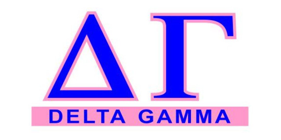 Delta Gamma Custom Sticker - Personalized - Etsy