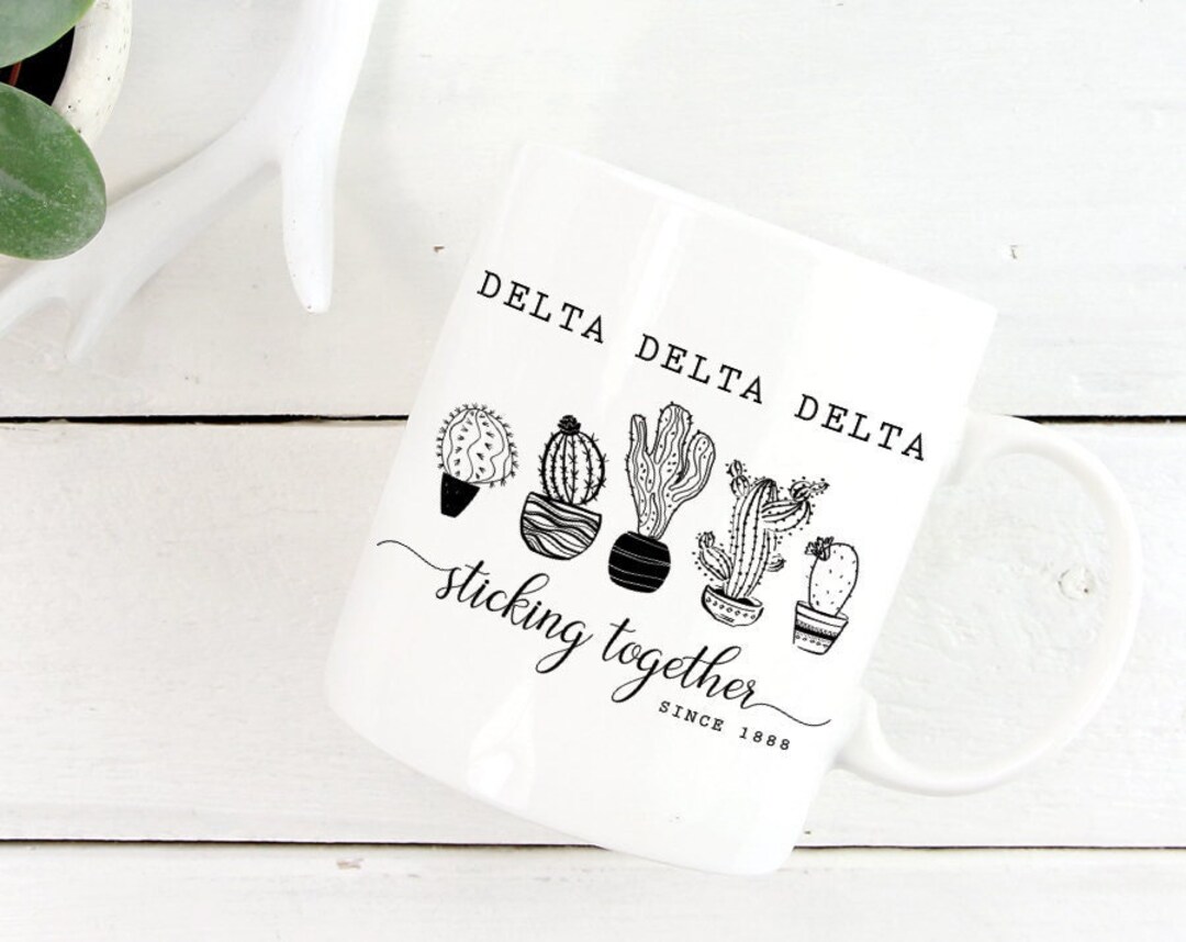 Tridelta Delta Delta Delta Stick Together Mug Sorority Coffee Mug - Etsy