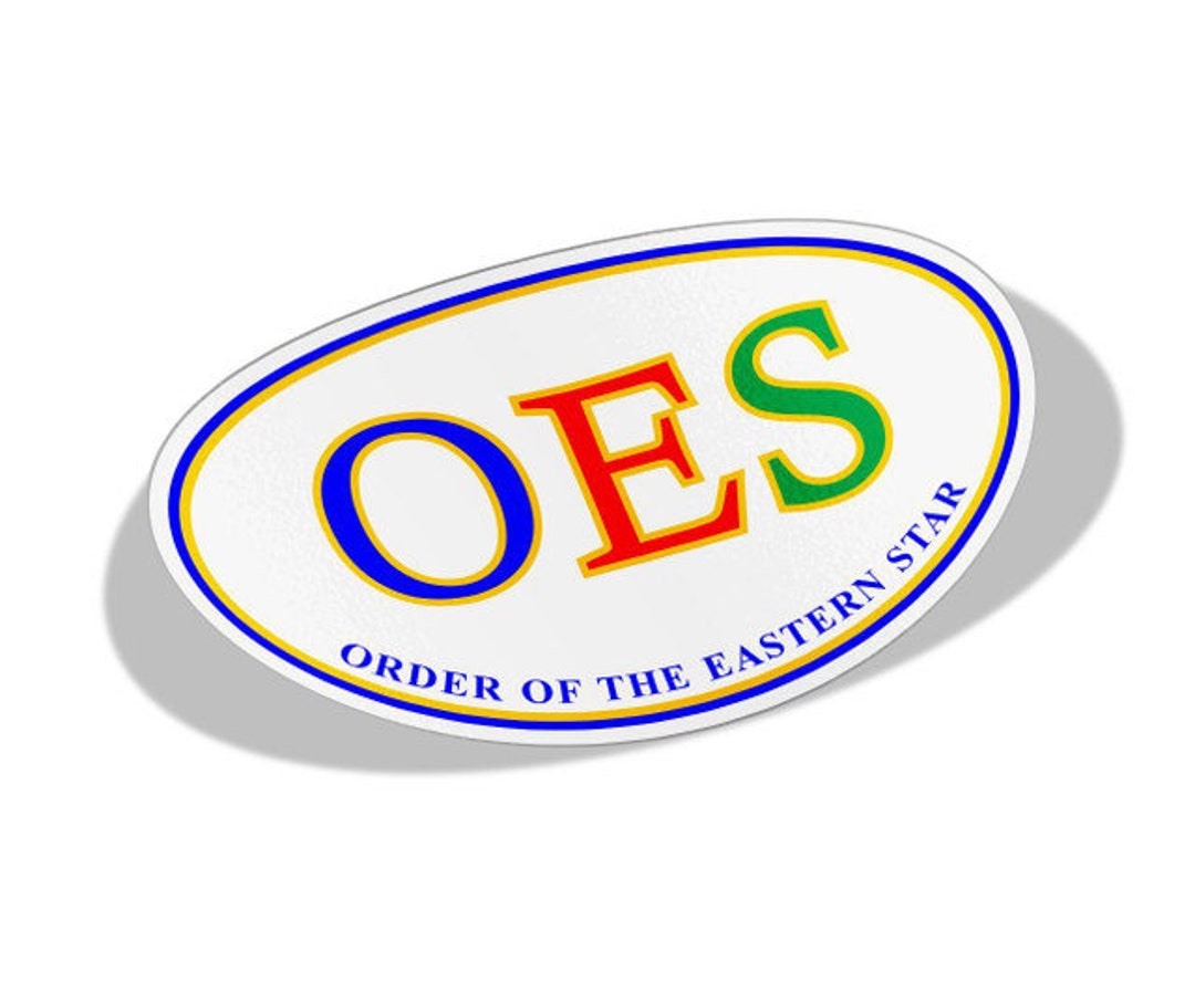Order of the Eastern Star Greek Letter Oval Decal - Etsy