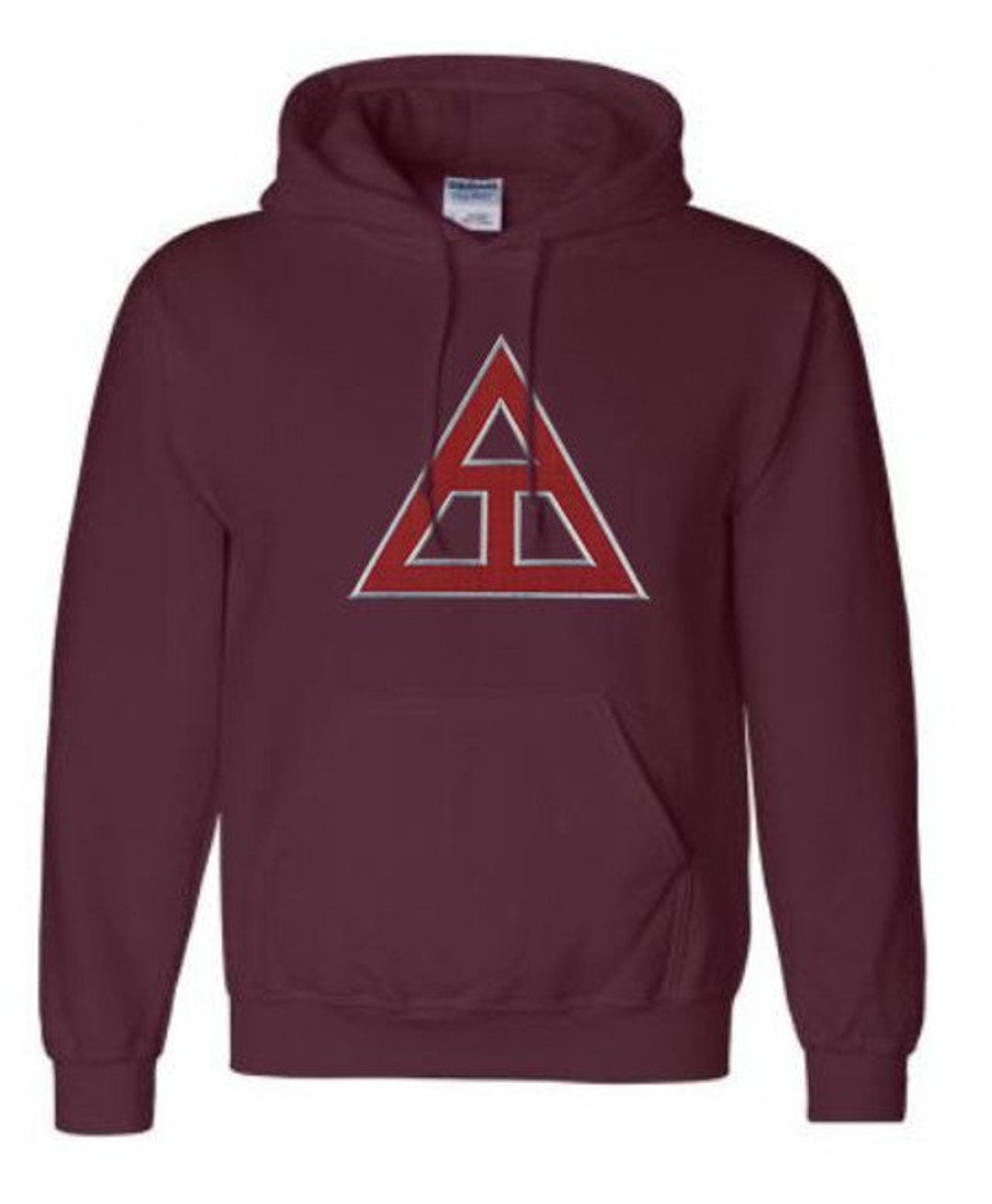 Triangle Lettered Hoodie - Etsy