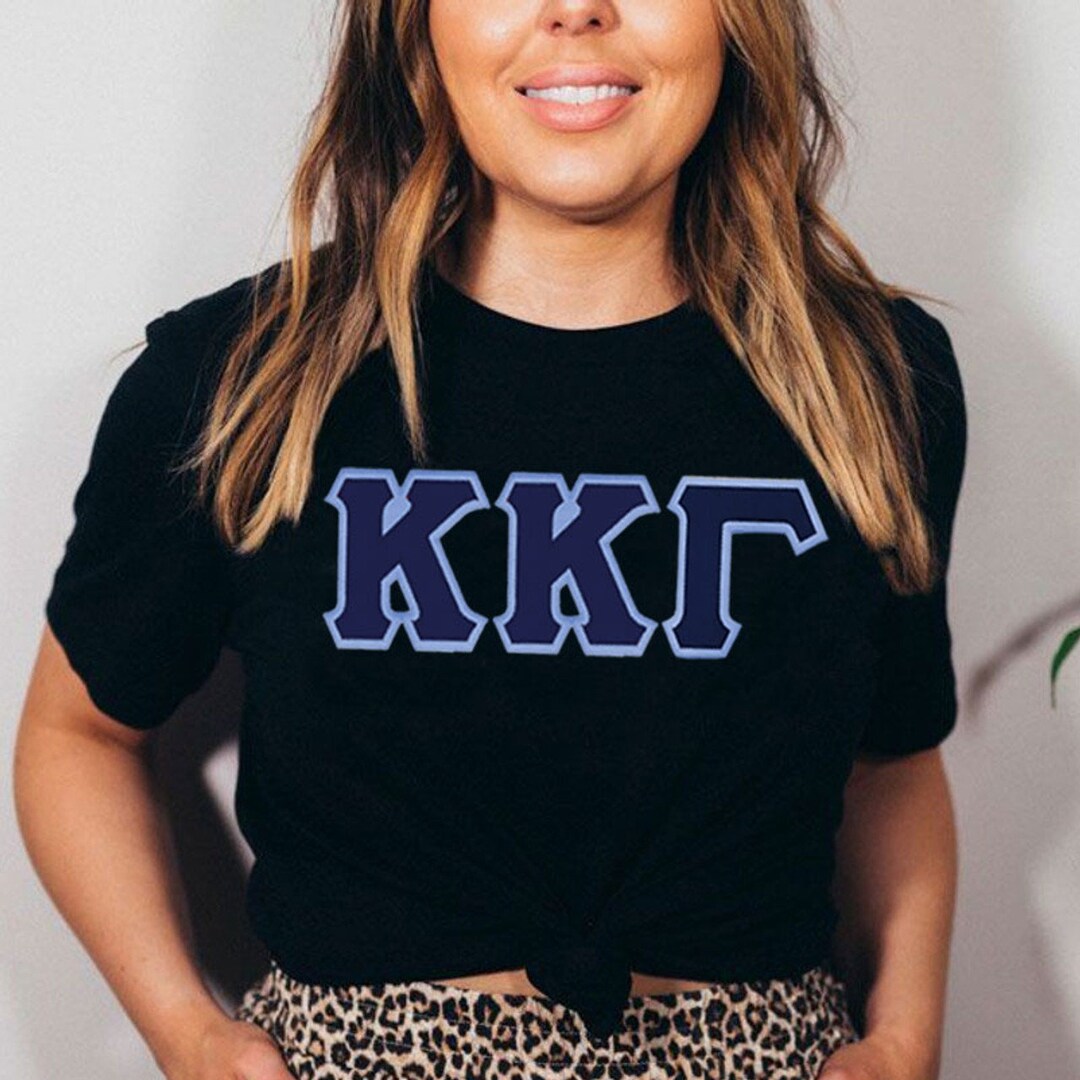 Kappa Kappa Gamma Lettered Tee - Etsy