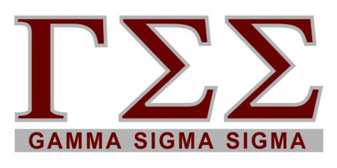 Gamma Sigma Sigma Custom Sticker - Personalized - Etsy