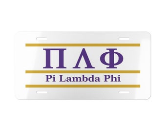 Pi Kappa Alpha Lettered Lines License Cover - Etsy