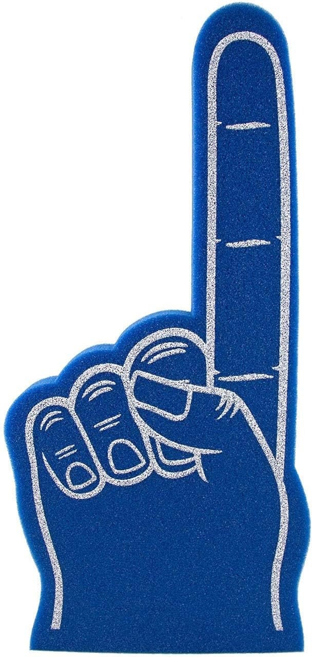 Custom Foam Finger! Wedding Date Team Bride & Groom - Photo Booth Prop ...
