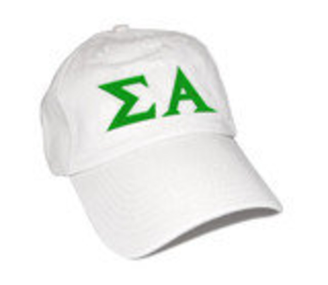 Sigma Alpha Greek Letter Hat - Etsy