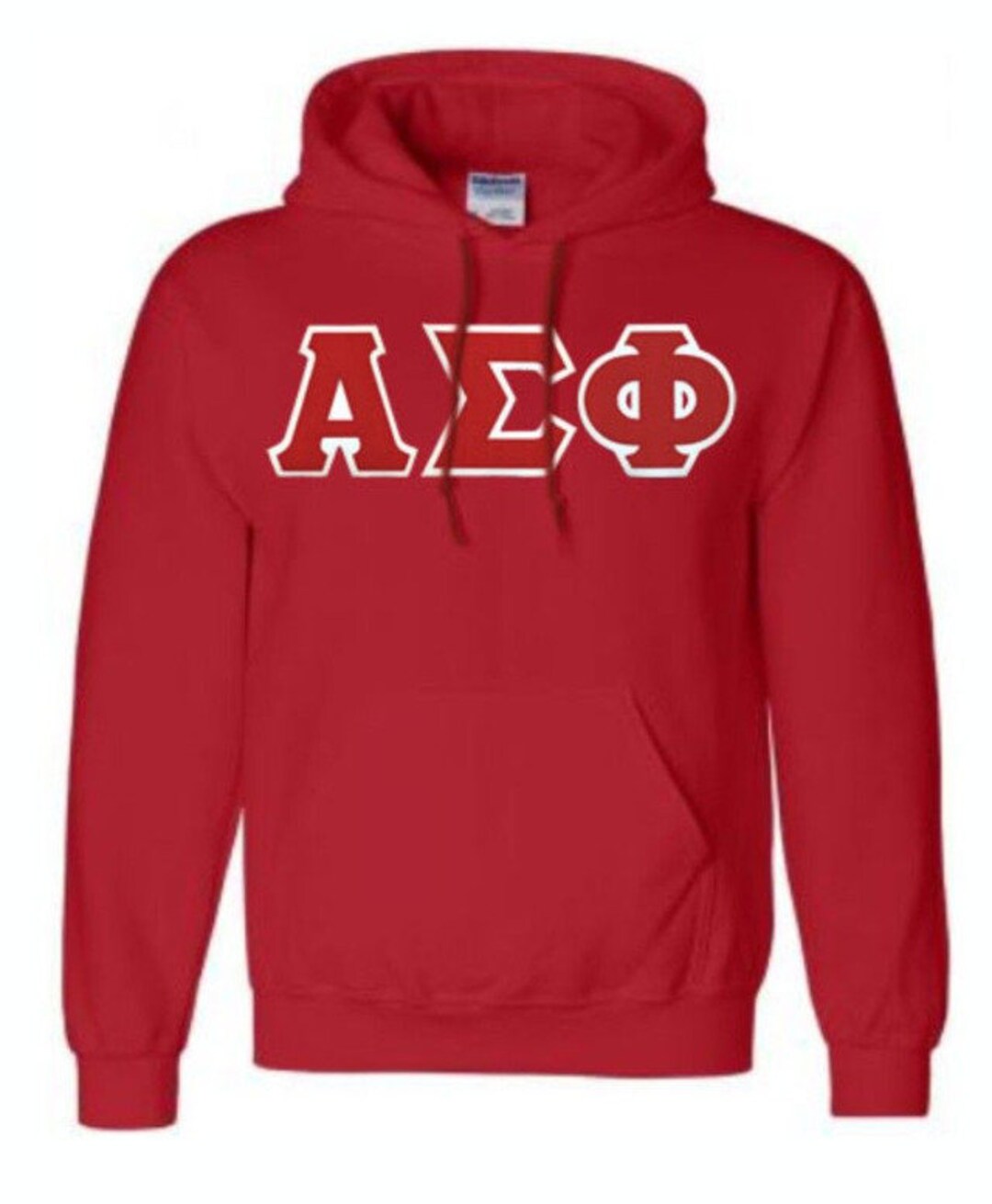 Alpha Sigma Phi Lettered Hoodie - Etsy