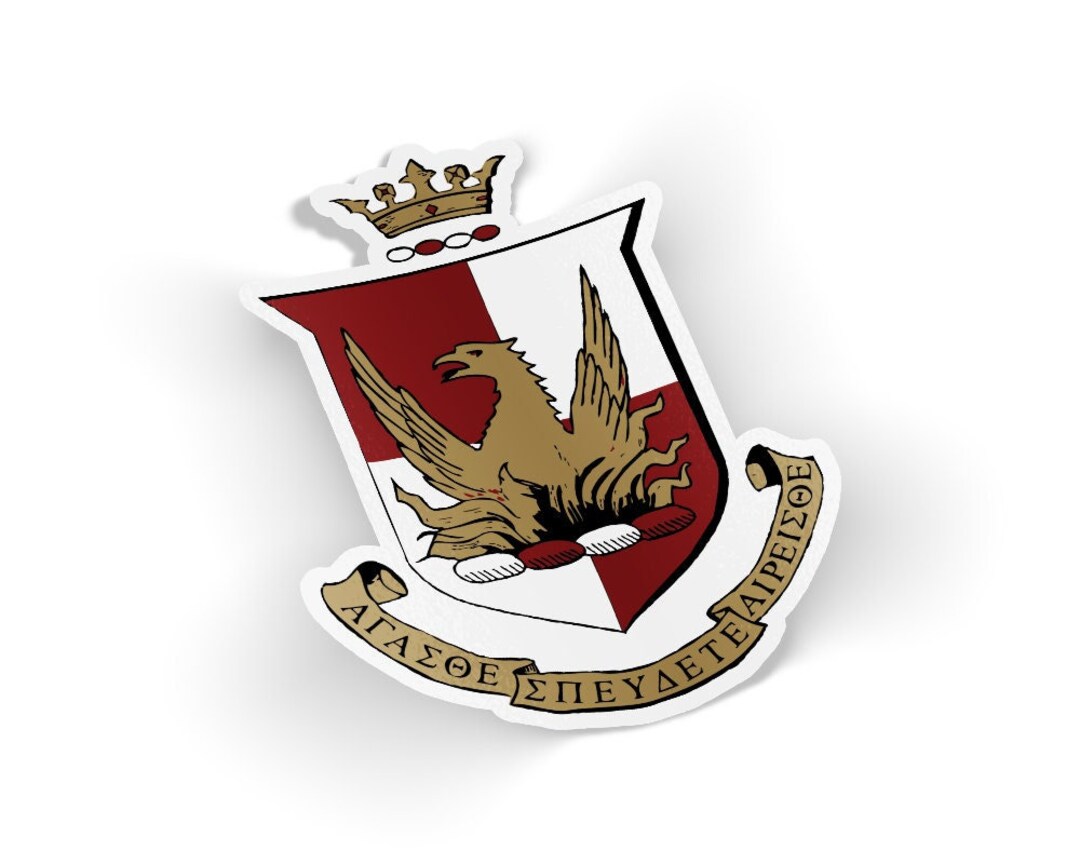 ASA Alpha Sigma Alpha Crest Sticker - Etsy
