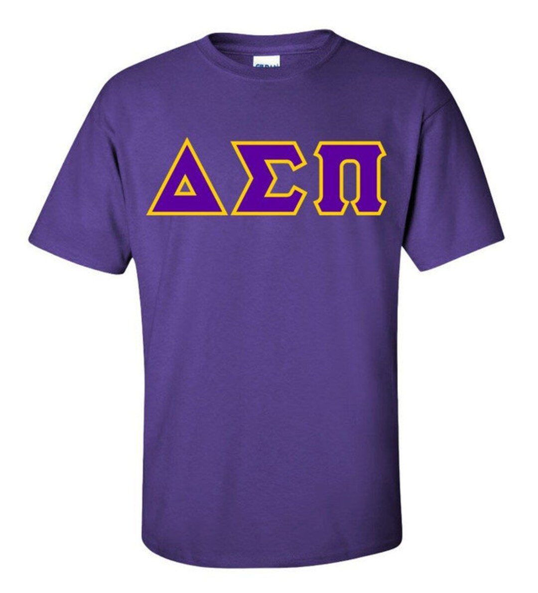 Delta Sigma Pi Fraternity Lettered Tee - Etsy