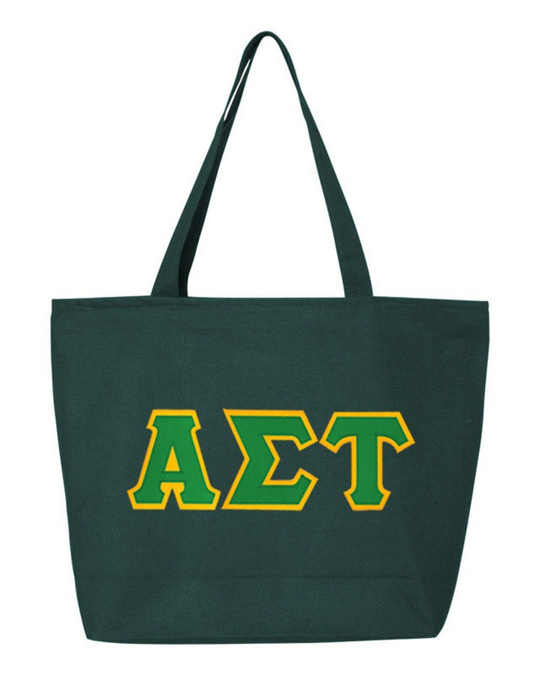 Alpha Sigma Tau Lettered Tote Bag - Etsy