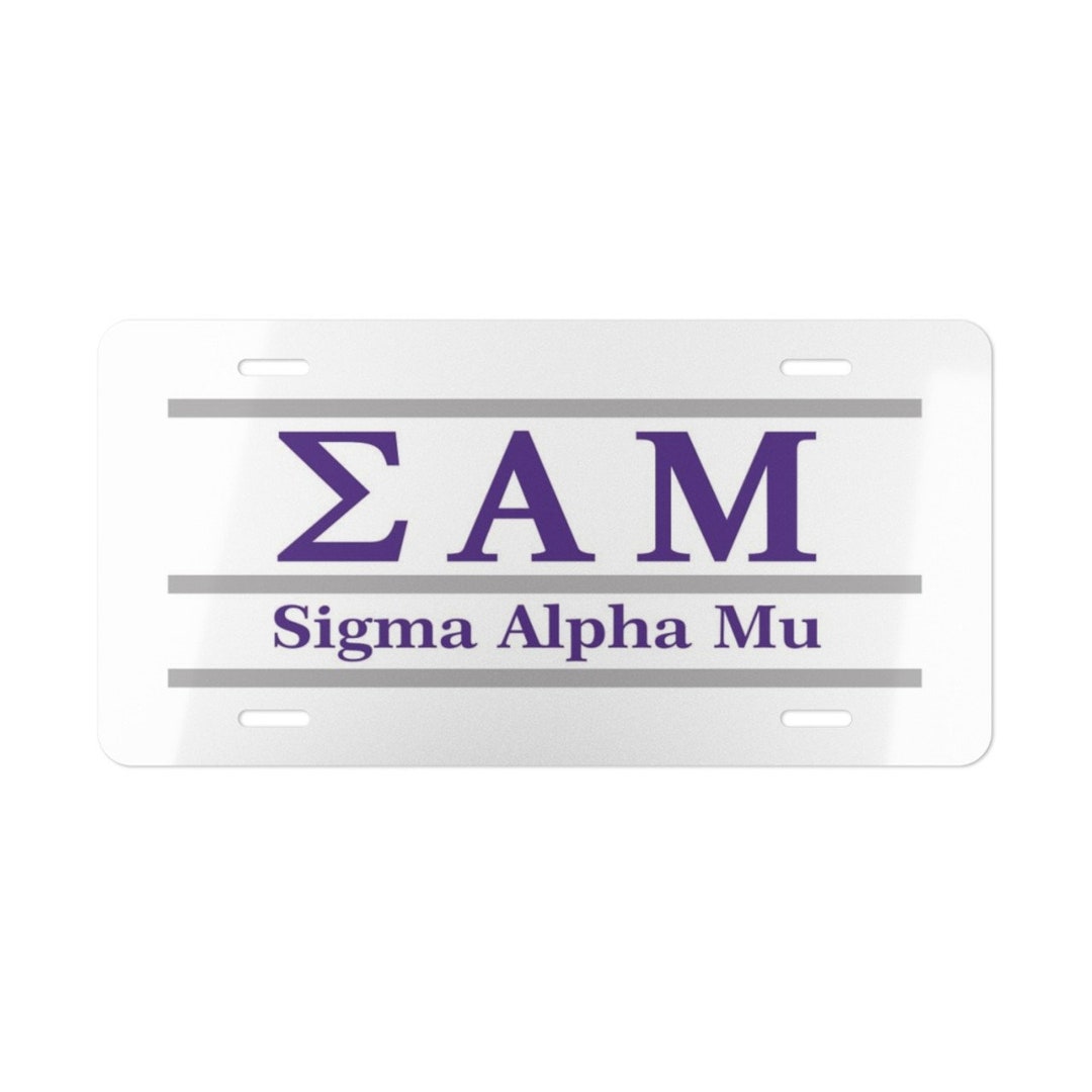 Sigma Alpha Mu Lettered Lines License Cover - Etsy