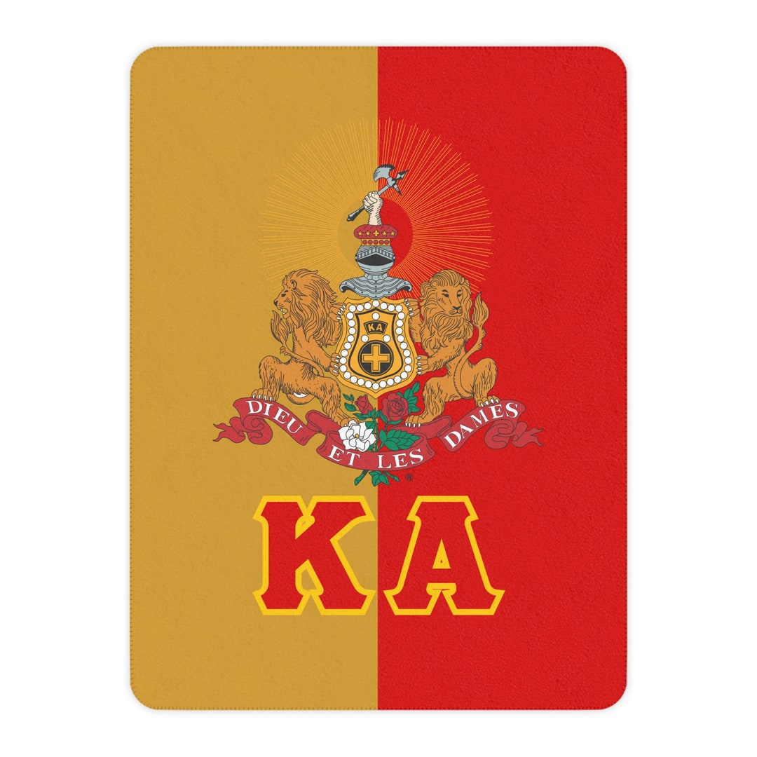 Kappa Alpha Two Tone Sherpa Blanket - Etsy