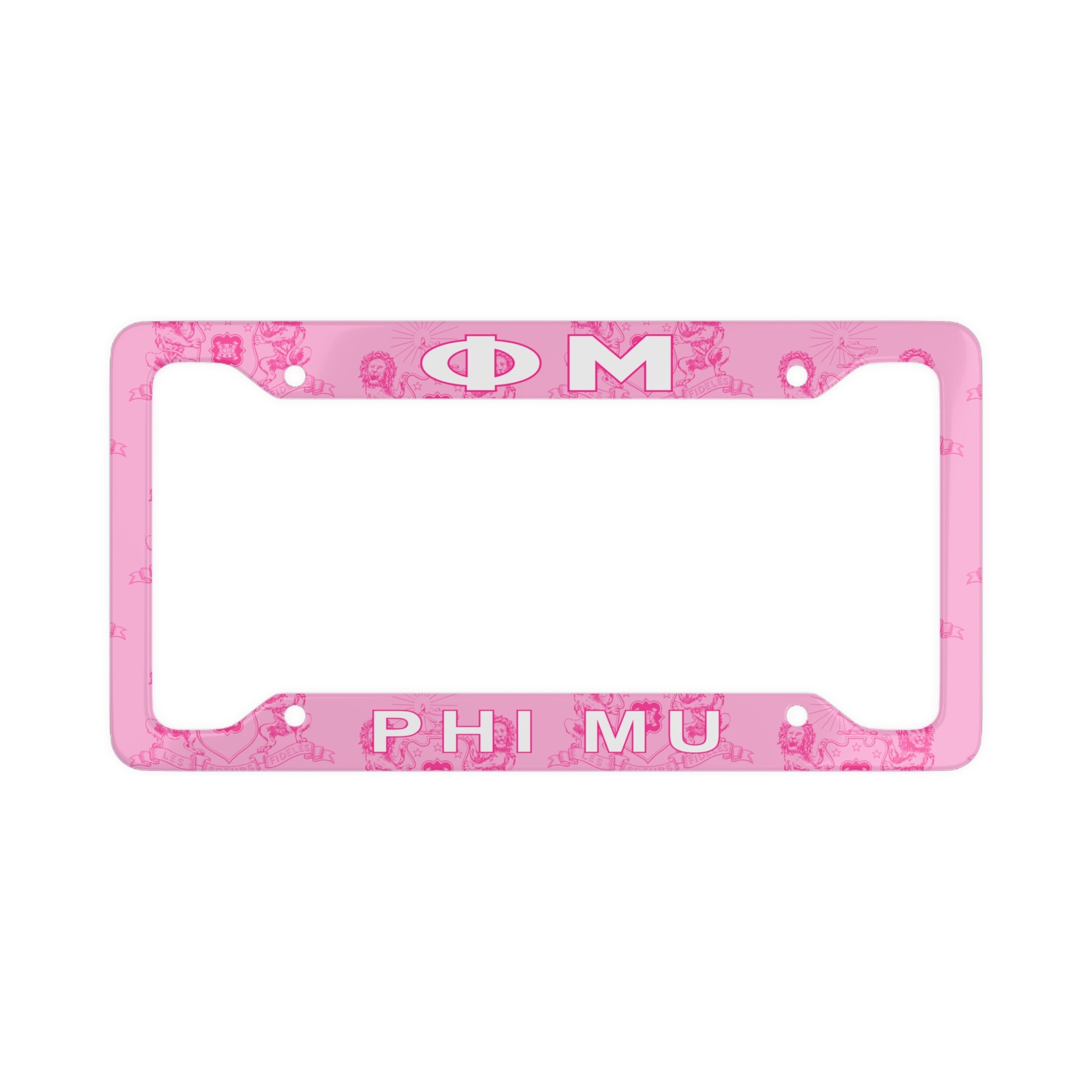 Phi Mu New License Plate Frames - Etsy
