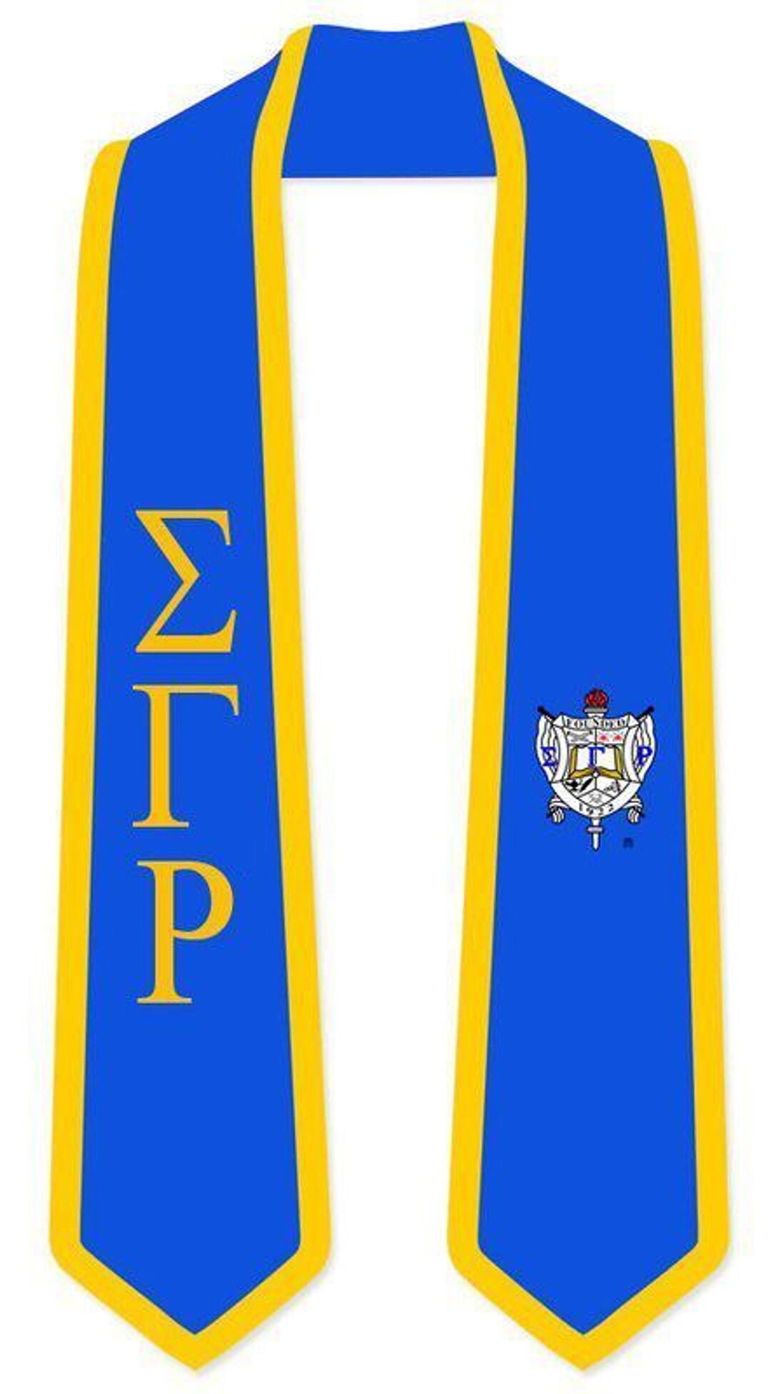 Sigma Gamma Rho Greek 2 Tone Lettered Graduation Sash Stole - Etsy
