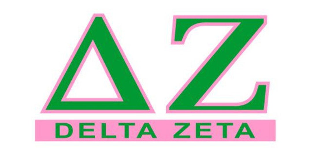 Delta Zeta Custom Sticker - Personalized - Etsy