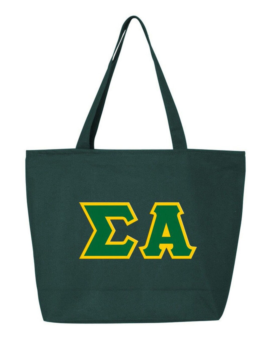 Sigma Alpha Lettered Tote Bag - Etsy