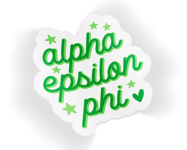 Aephi Alpha Epsilon Phi Star Sticker - Etsy