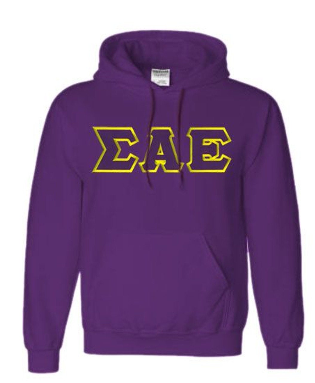 Sigma Alpha Epsilon Lettered Hoodie - Etsy
