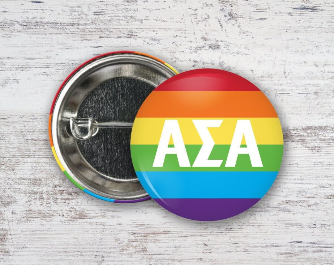 ASA Alpha Sigma Alpha Pride Letters Single or Bulk 2.25 - Etsy