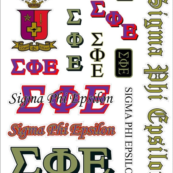 Sigma Phi Epsilon Svg - Etsy