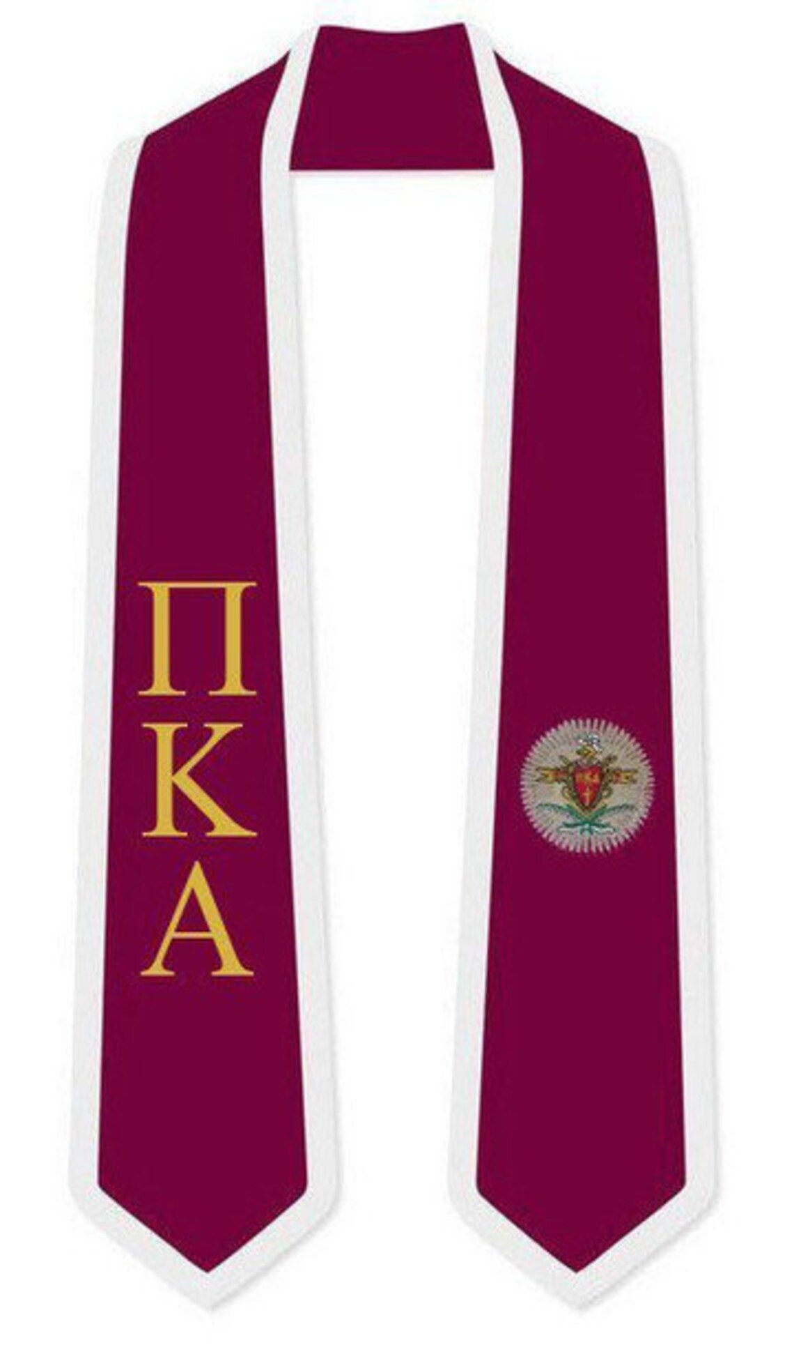 Pi Kappa Alpha Greek 2 Tone Lettered Graduation Sash Stole - Etsy