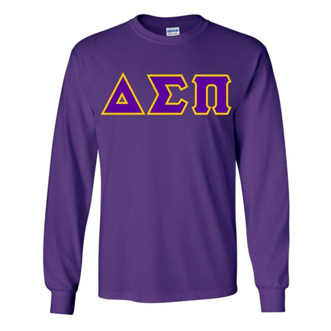 Delta Sigma Pi Fraternity Lettered Long Tee - Etsy
