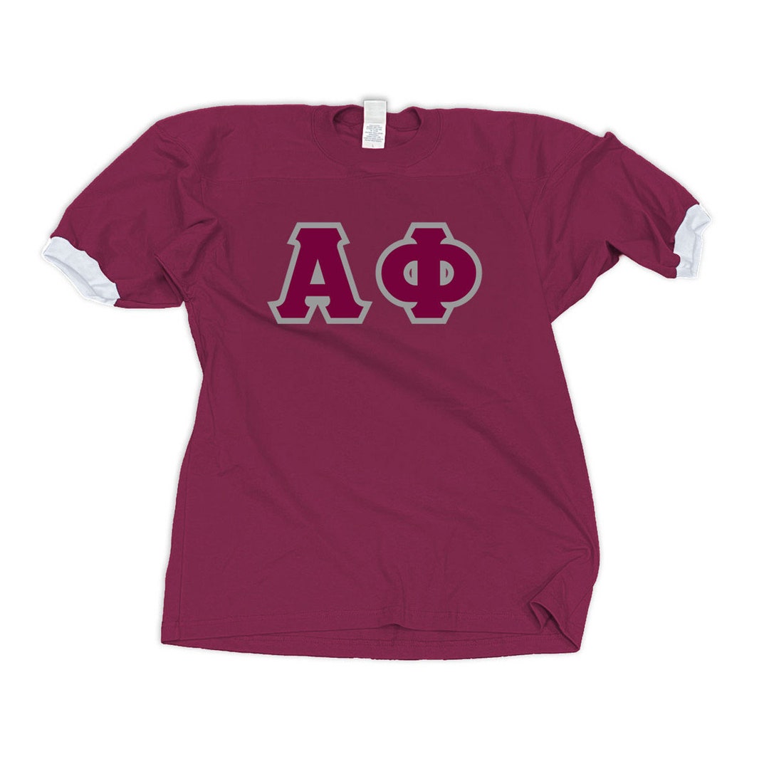 Alpha Phi Classic Lettered Jersey - Etsy