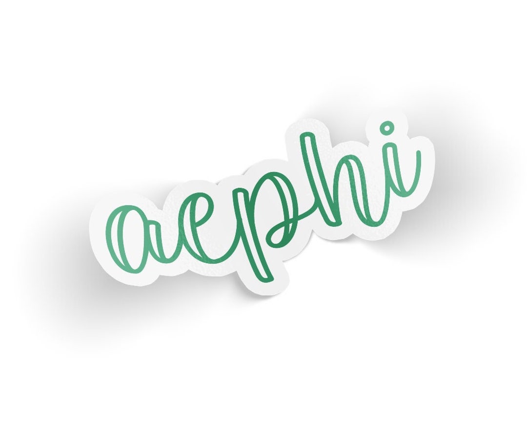 Aephi Alpha Epsilon Phi Kem Sticker - Etsy