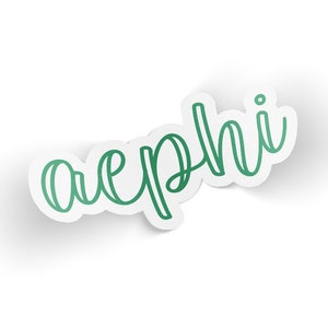 Aephi Alpha Epsilon Phi Kem Sticker - Etsy