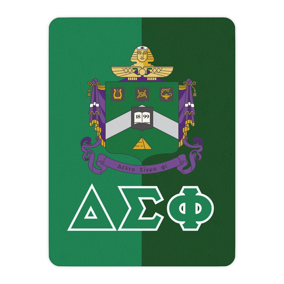 Delta Sigma Phi Two Tone Sherpa Blanket - Etsy