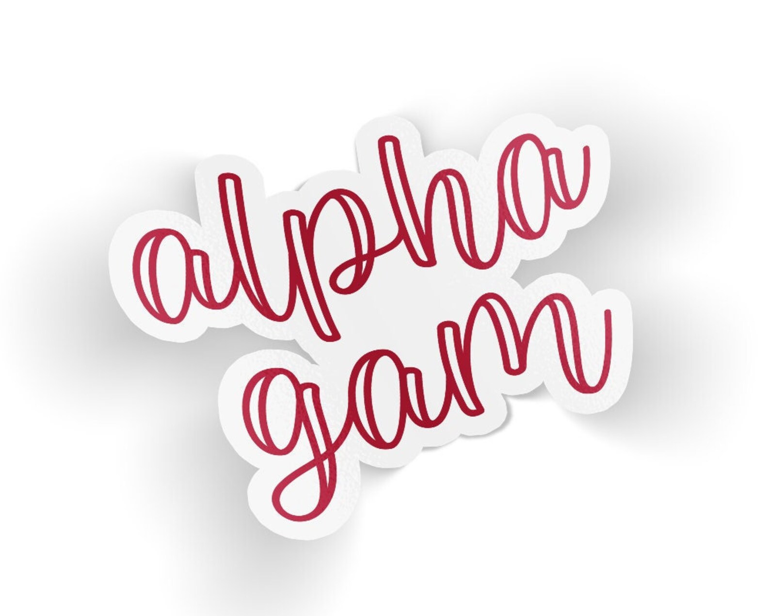 AGD Alpha Gamma Delta Kem Sticker - Etsy