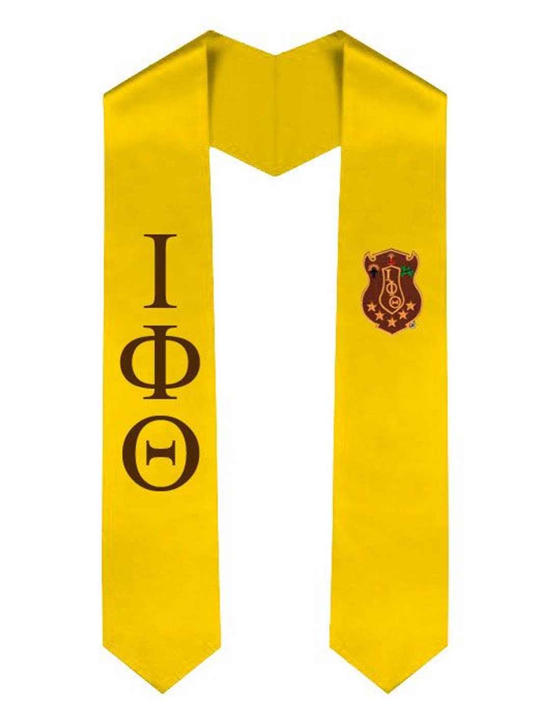 Iota Phi Theta Greek Lettered Graduation Sash Stole With Crest - Etsy