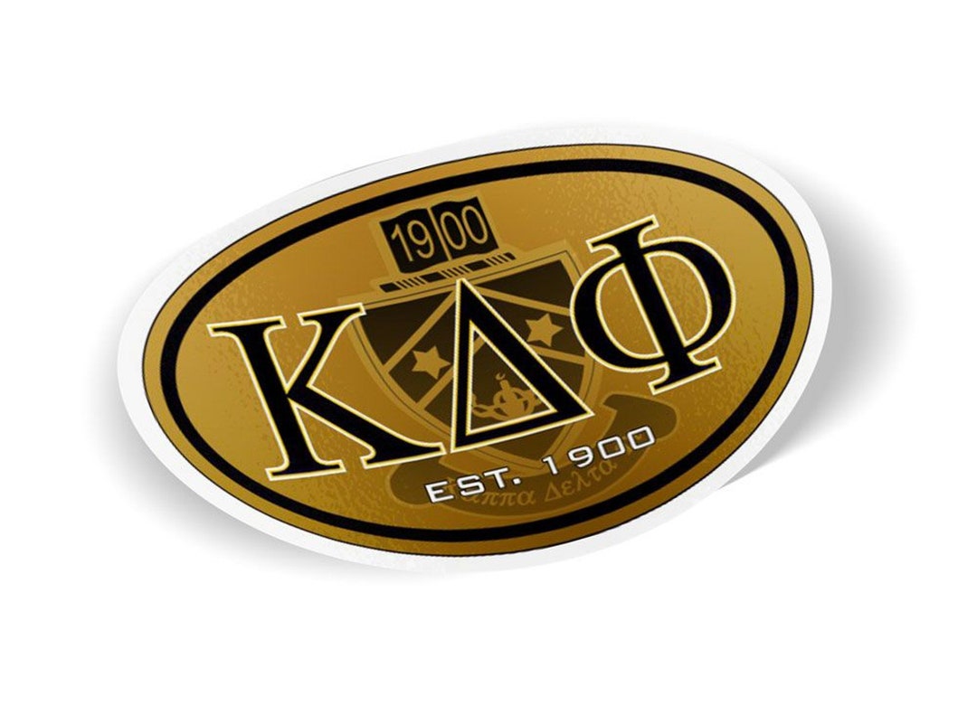 Kappa Delta Phi Color Oval Decal - Etsy