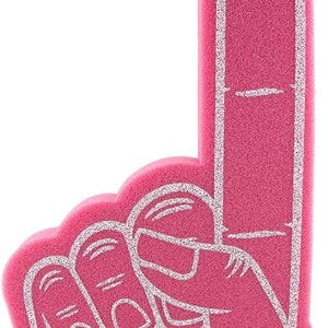 Custom Foam Finger! Custom Hashtag - No Minimums - Etsy
