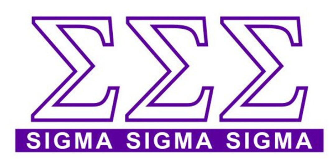 Sigma Sigma Sigma Custom Sticker - Personalized - Etsy