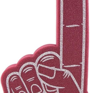 Custom Foam Finger! Custom Hashtag - No Minimums - Etsy