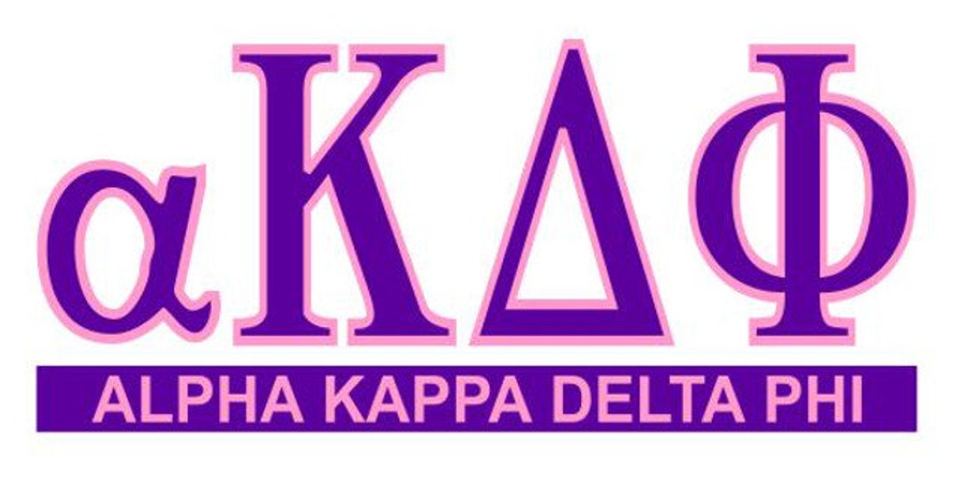 Alpha Kappa Delta Phi Custom Sticker - Personalized - Etsy