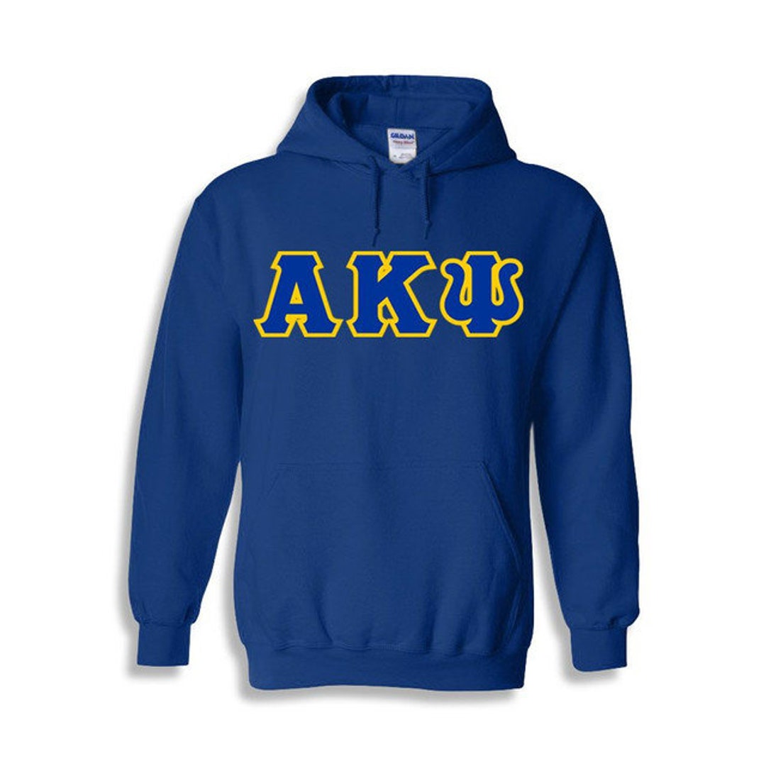 Alpha Kappa Psi Lettered Hoodie - Etsy