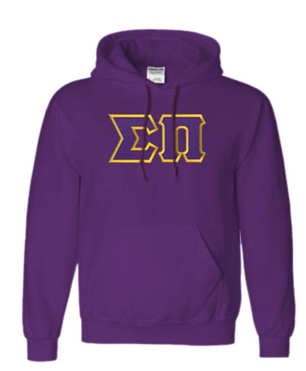 Sigma Pi Lettered Hoodie - Etsy