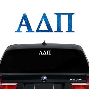 Adpi Alpha Delta Pi Greek Letters Sorority Decal Laptop Sticker Car ...